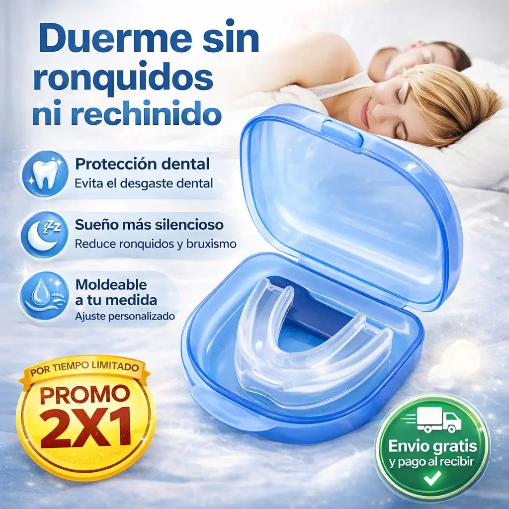 ¡PROMO 2X1! SleepGuard®️: Protector Bucal Nocturno contra Ronquidos y ...
